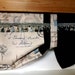 Custom Made French Country Postal Script Fabric and Burlap Valance - Etsy