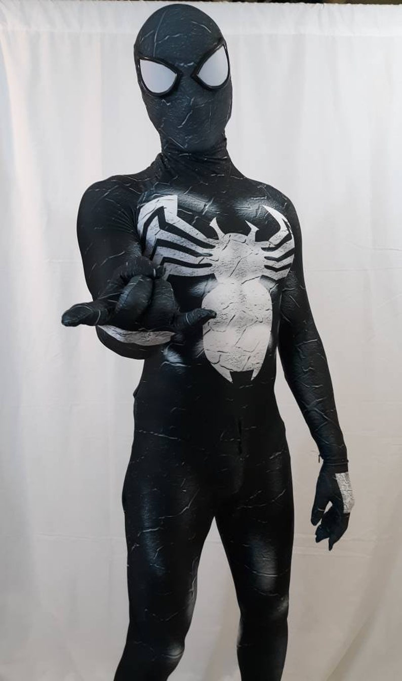 New black Symbiote Venom 3 Spider-man 3D Printing With Muscle - Etsy