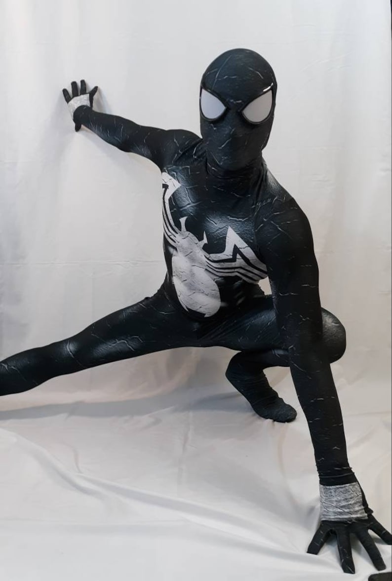 New black Symbiote Venom 3 Spider-man 3D Printing With Muscle - Etsy