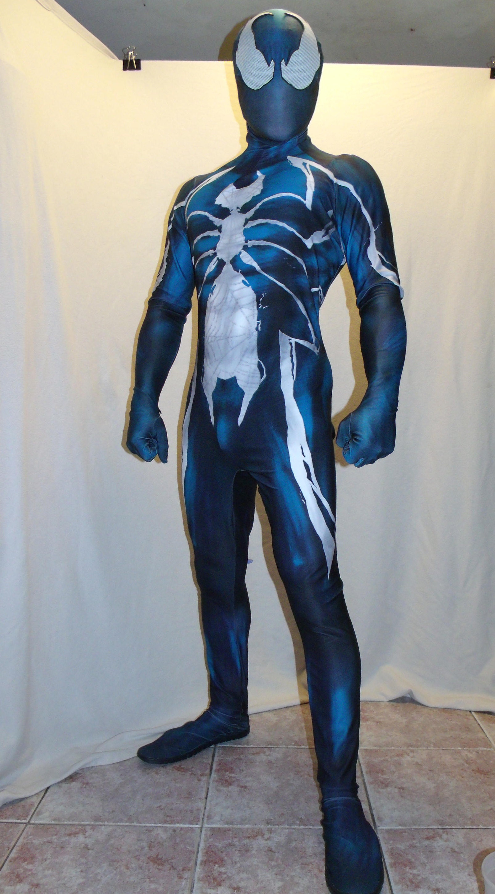 High Quality Blue Symbiote Spider-Man 3D Printing With Muscle | Etsy