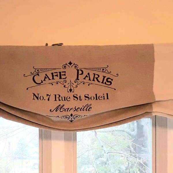 Burlap Valance - Etsy