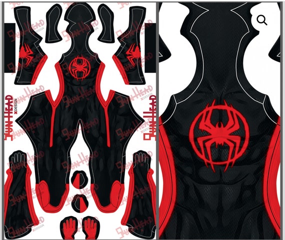 The Marvel Miles Morales Across the Spider Verse Pattern 3D | Etsy