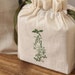 Personalized Cotton Linen Drawstring Bag: Logo Printing, Reusable ...