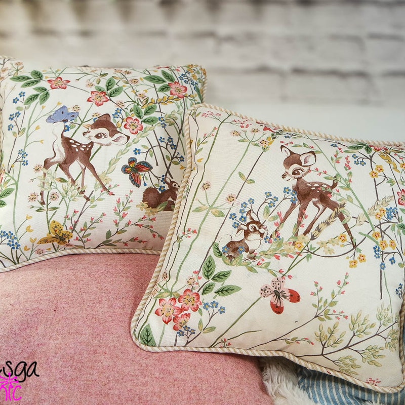 Sanderson Piped Cushion - Etsy