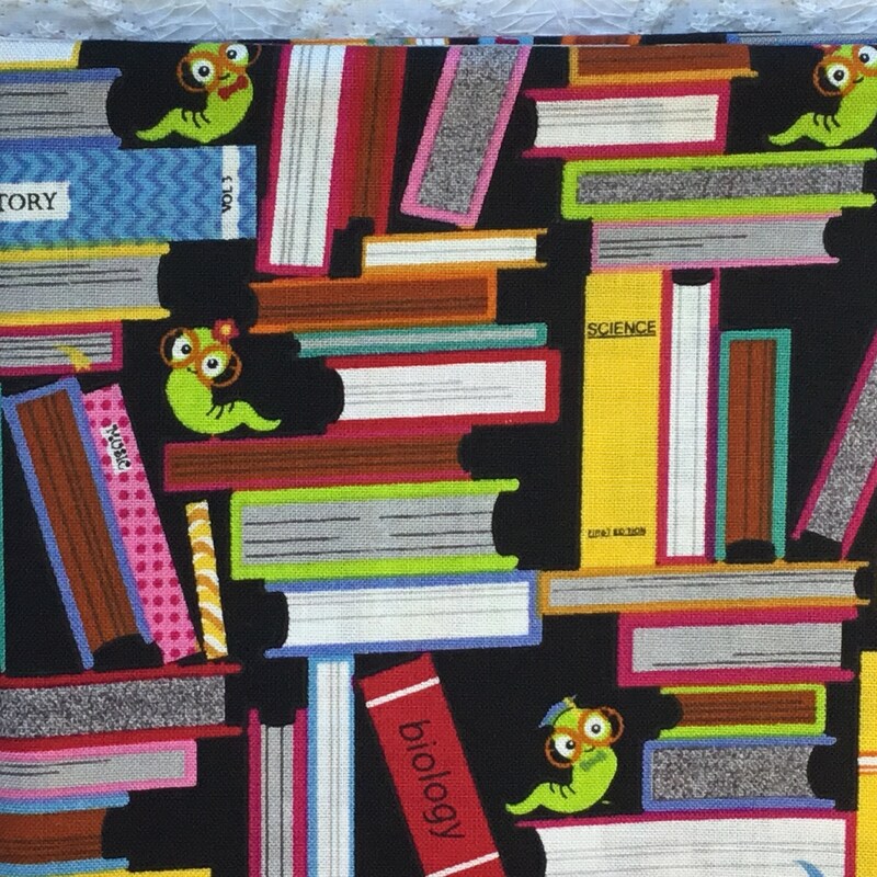 Library Book Fabric - Etsy