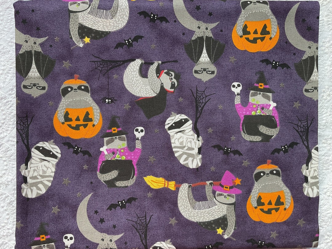 Sloths in Costume Vampire, Witch, Mummy, Bats & More Designer Novelty ...