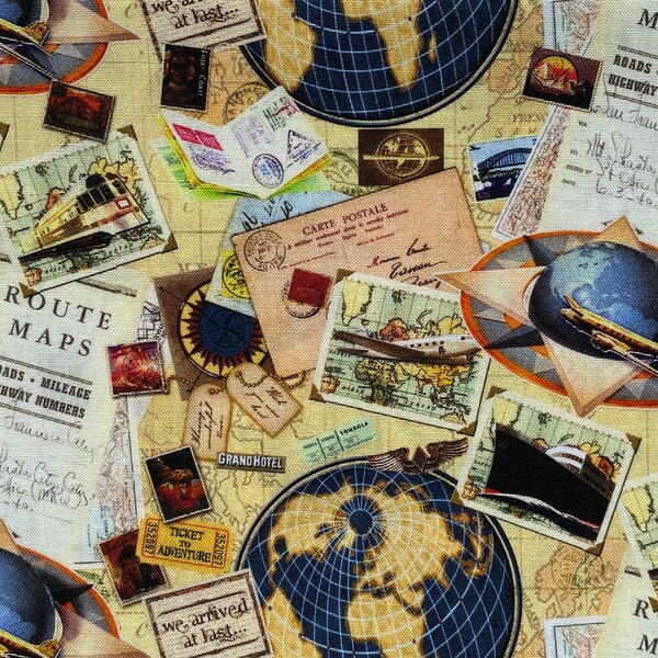 Fabric Postcards - Etsy