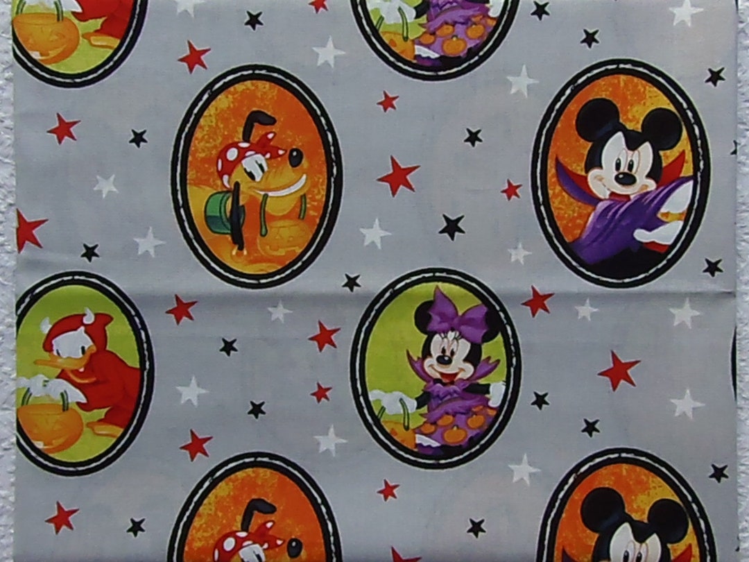 Mickey Mouse & Friends Cameo Star Costumes Disney Halloween Fabric 100% ...