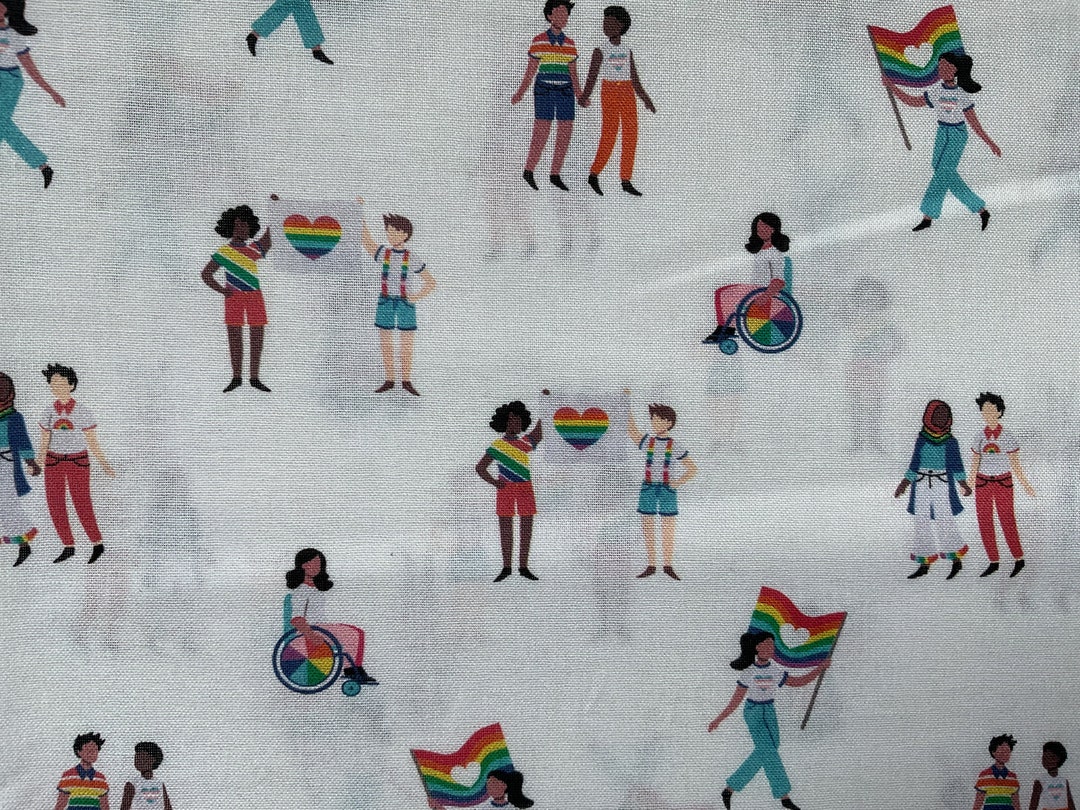 Pride Celebration Inclusive Rainbow Couples Mini Figures & Flags ...