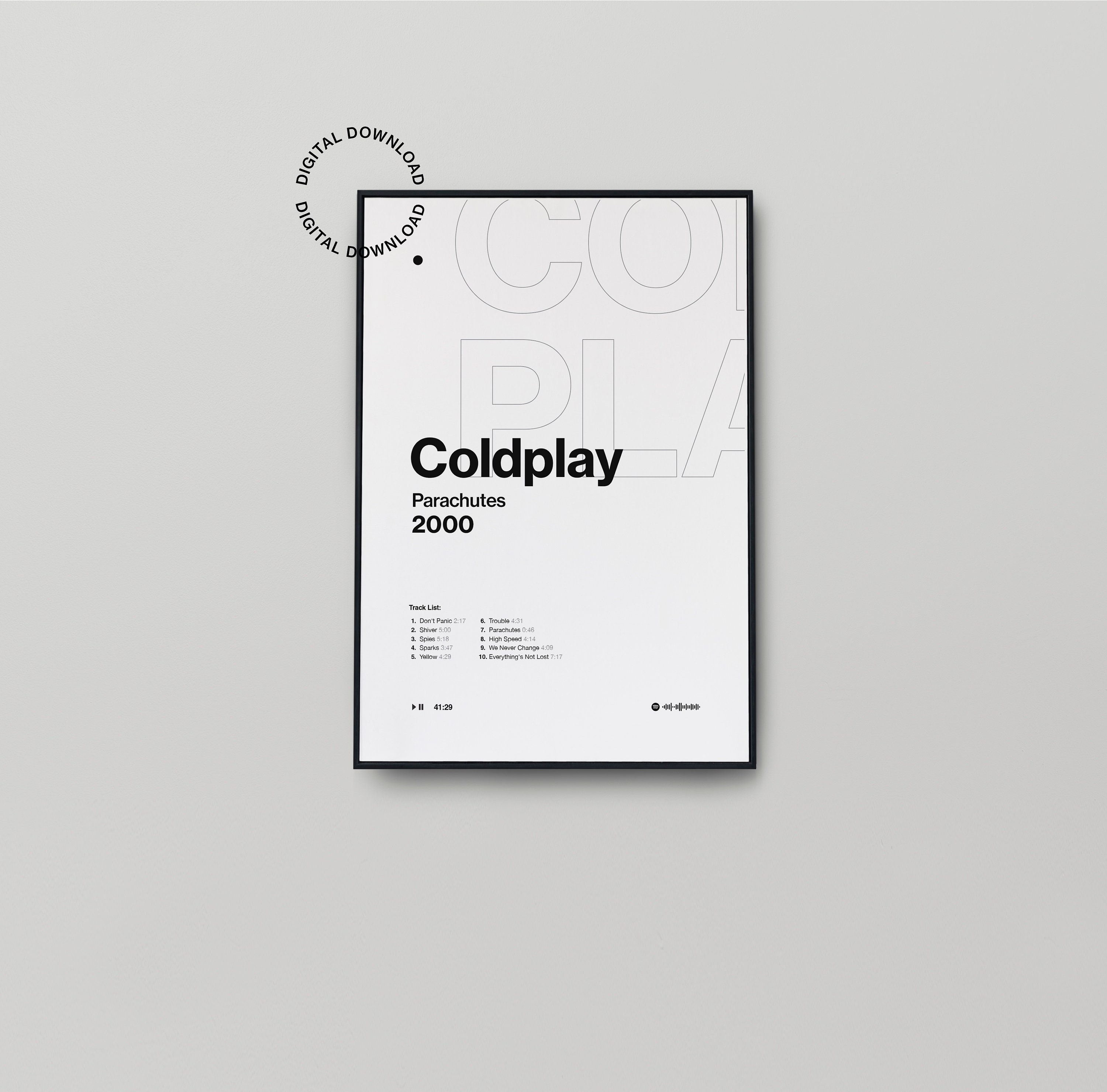 Coldplay Album Poster, Art Poster, Coldplay Seattle Music Of The ...