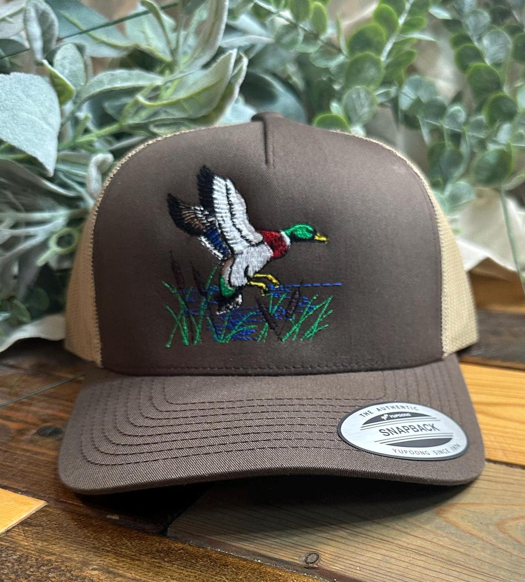 Hat With Mallard Duck, Custom Embroidered Hats, Trucker Snapback Caps ...
