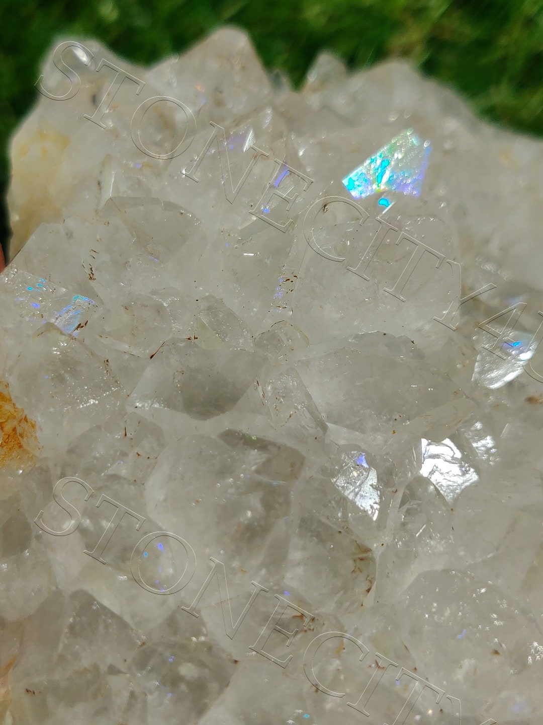 Rare Anandalite Natural Rainbow Aurora Quartz Iris Aura Quartz - Etsy