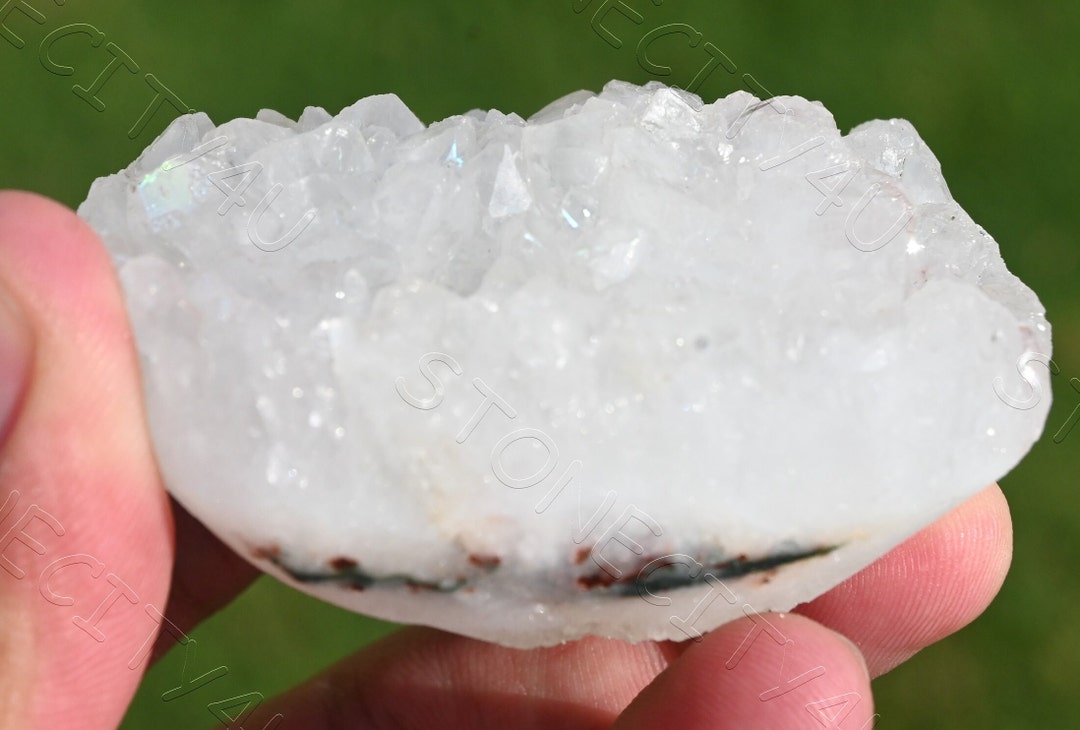 Rare Anandalite With Natural Rainbow Aurora Quartz Iris Aura Quartz ...