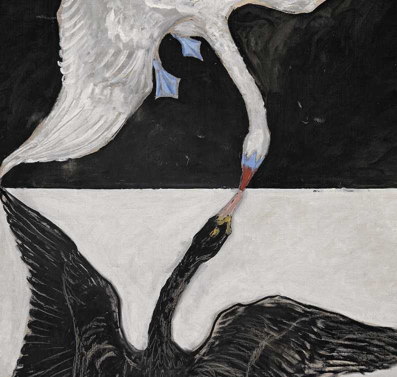 Hilma Af Klint Print the Swan Gallery Wall Art SET | Printable Eclectic ...