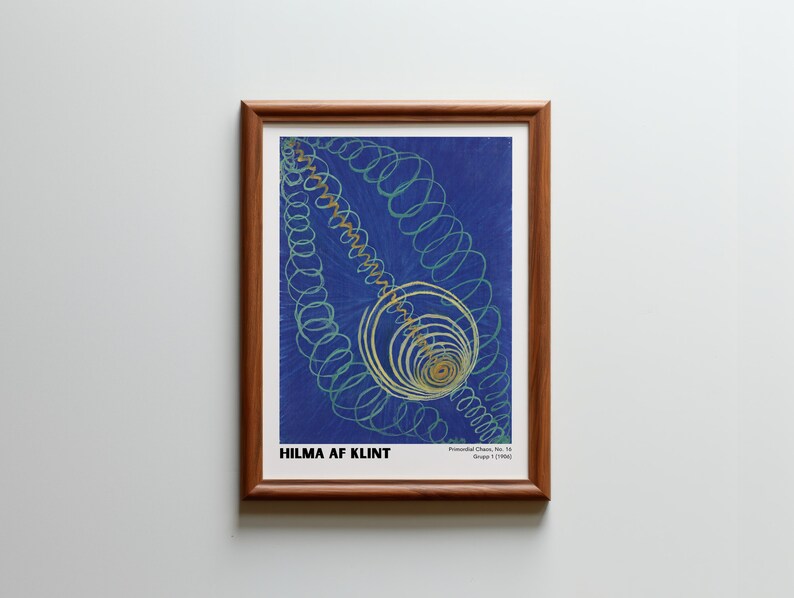 Hilma Af Klint Print, Primordial Chaos 16 Gallery Wall Art | Printable ...