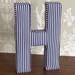 Navy Stripes Nursery, Bedroom Decor/decorations, Freestanding, Wall ...