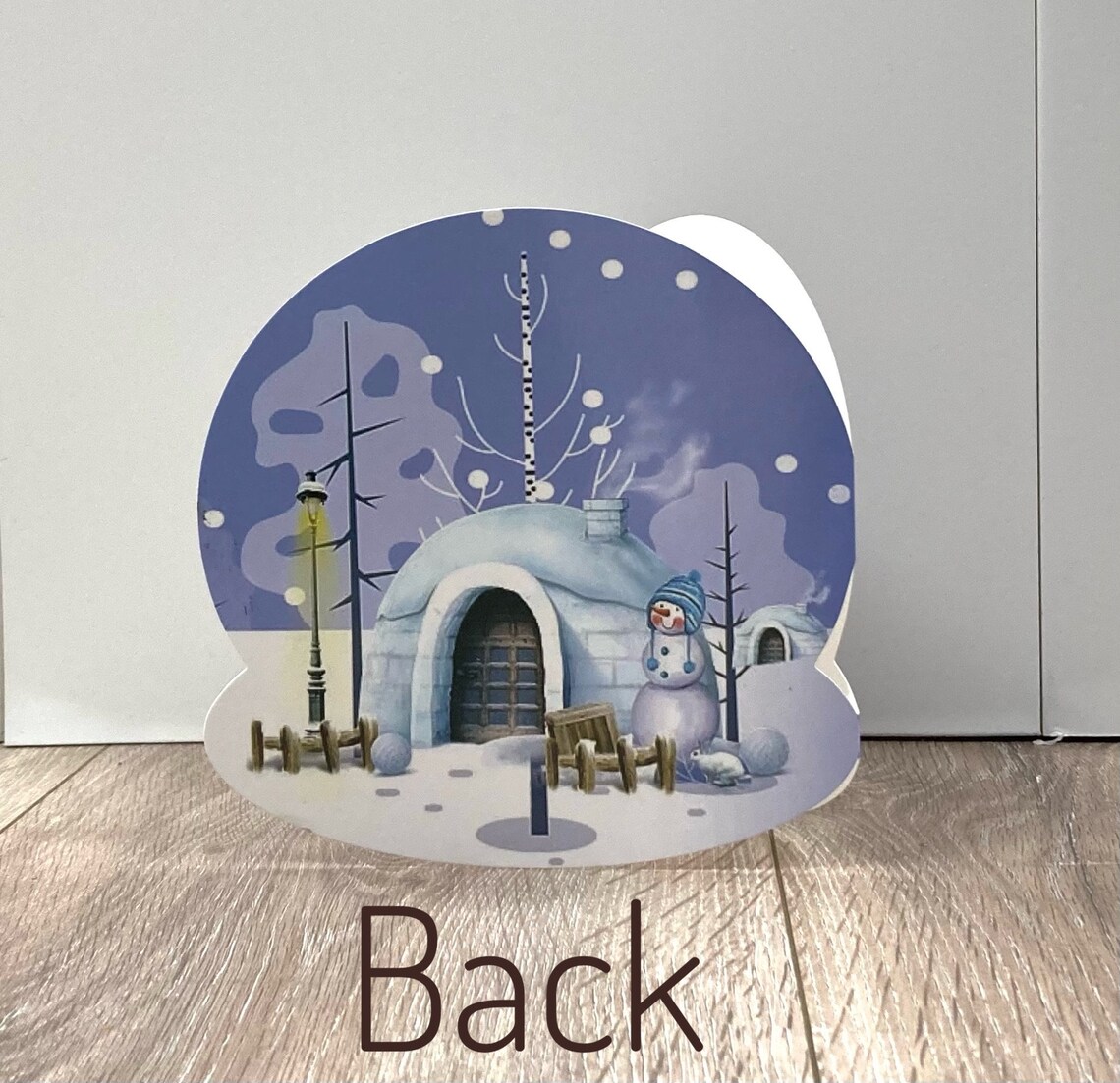 Stag Snow Globe Christmas Card, Diamond Painting Christmas Card ...