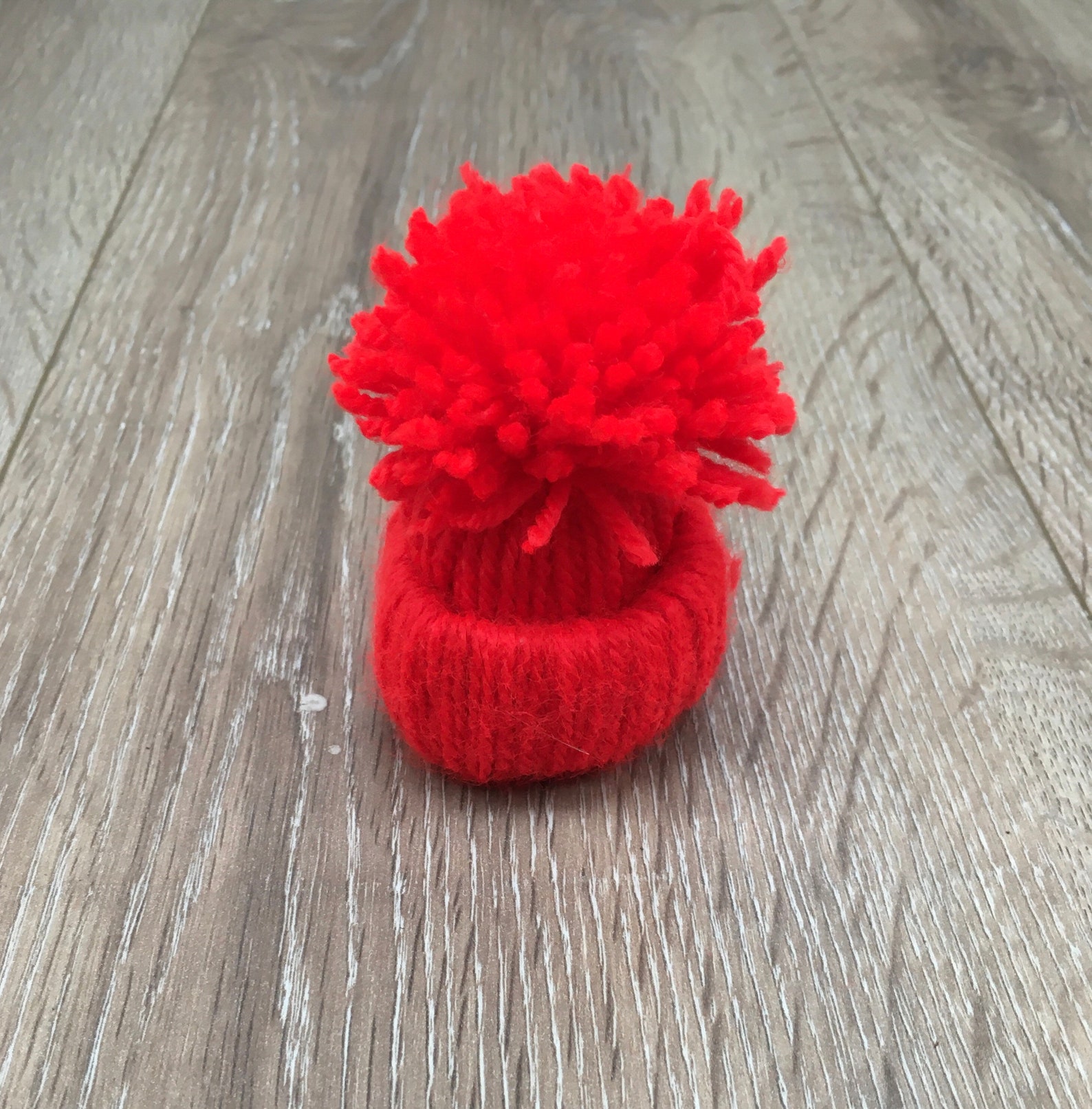 Mini Decorative Bobble Hats, Christmas Decor, Tree Hanger, Tree Ornament, Gender Reveal, Baby ...