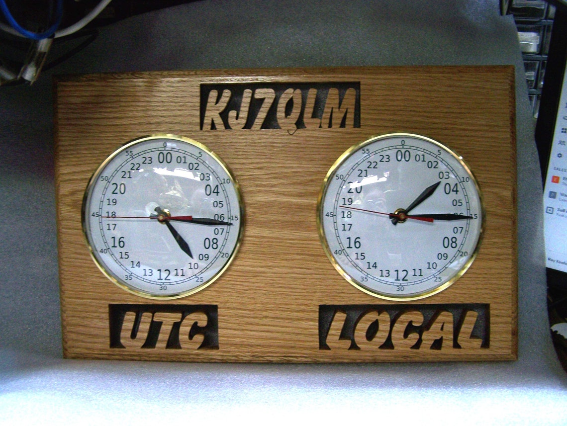 Dual 24 Hour Military Format Call Sign Clocks - Etsy
