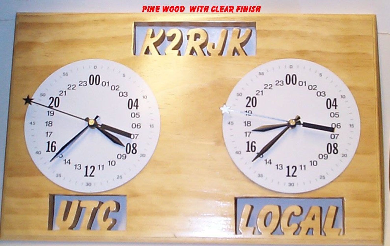 Dual 24 Hour Military Format Call Sign Clocks - Etsy