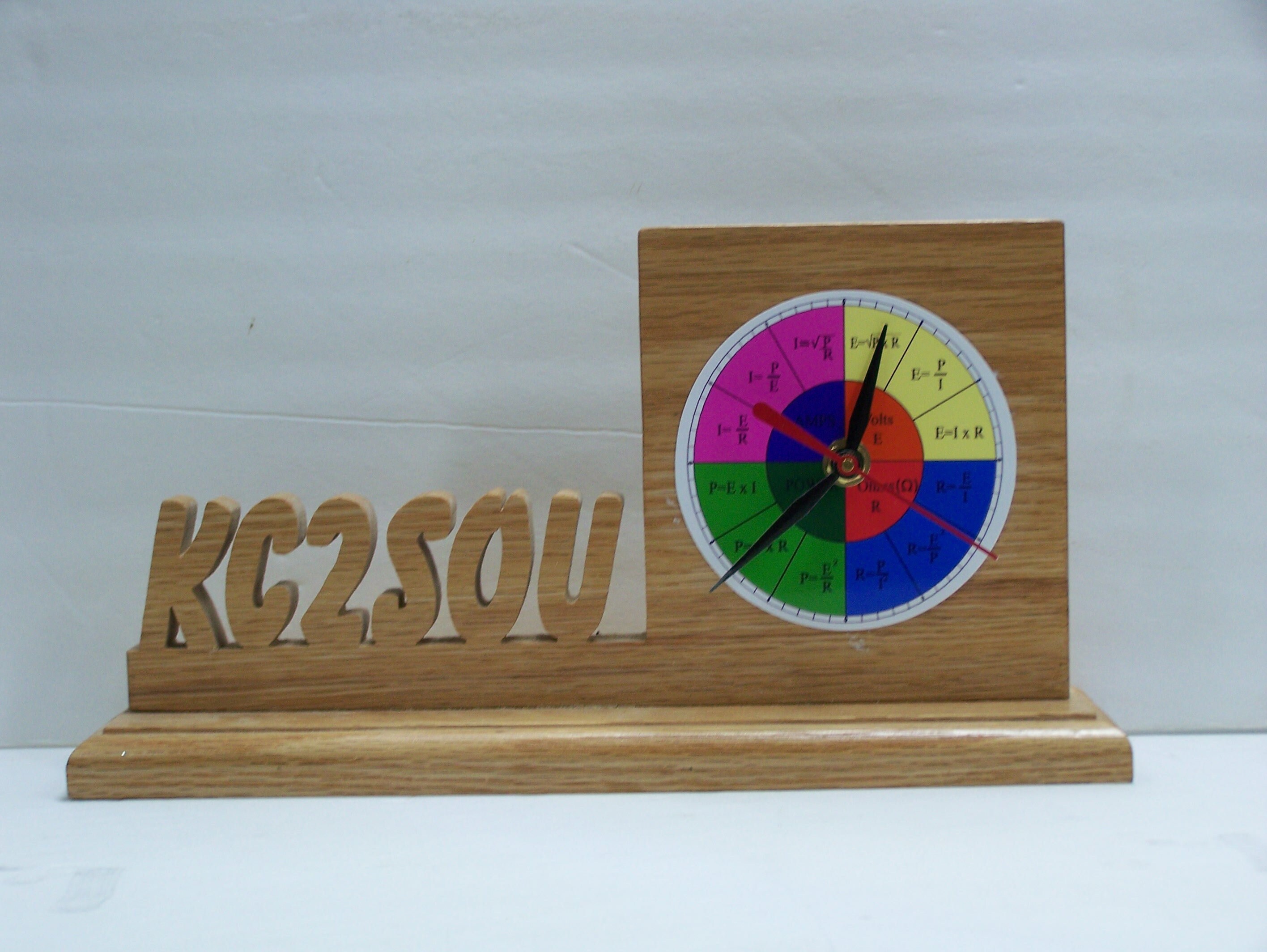 Ohm's Law Desk Clock - Etsy