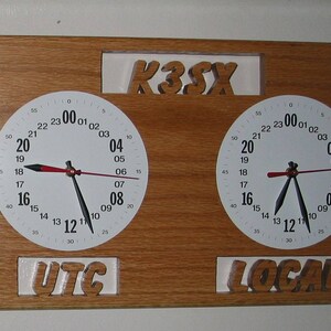 Dual 24 Hour Military Format Call Sign Clocks - Etsy