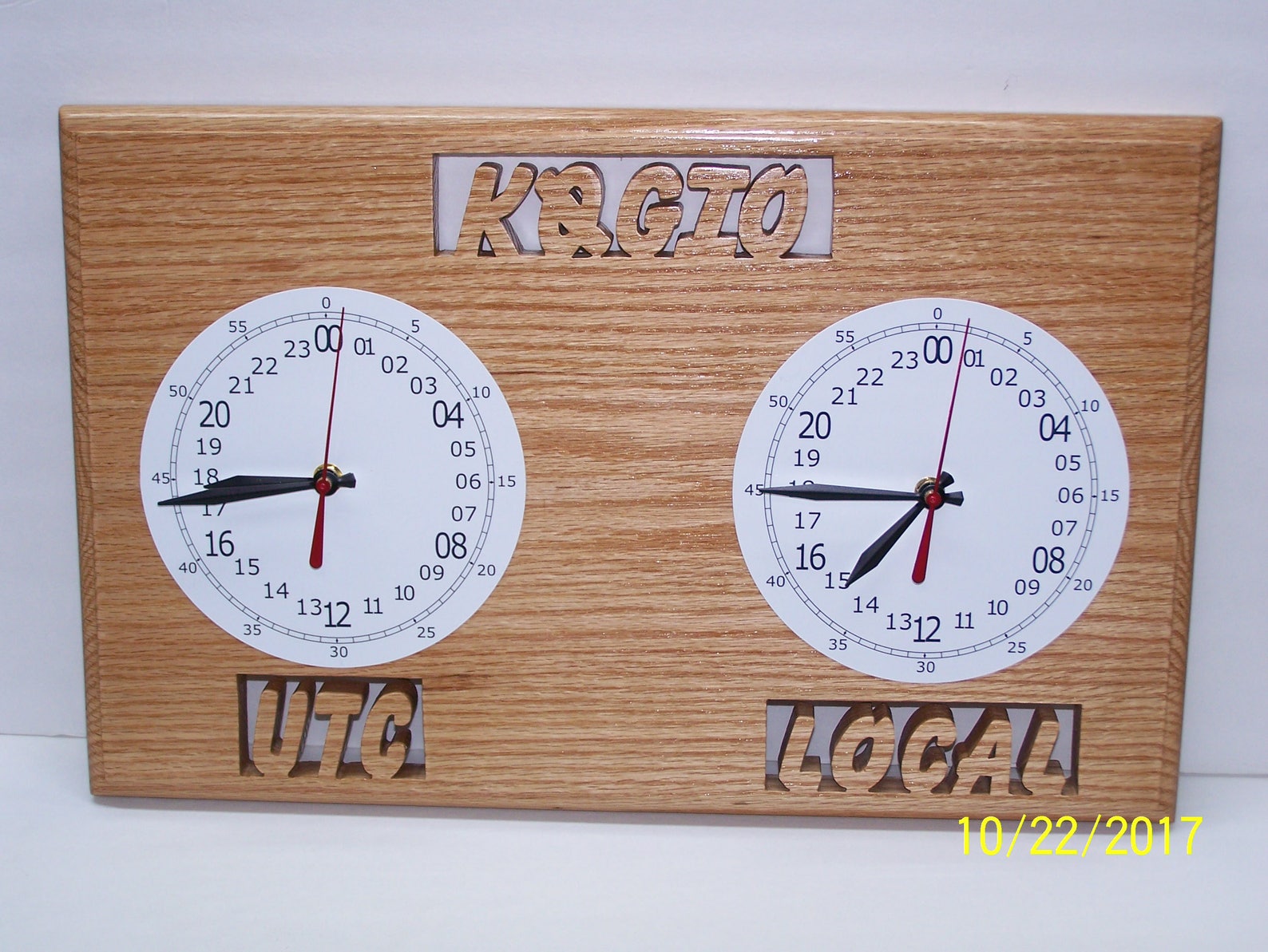 Dual 24 Hour Military Format Call Sign Clocks - Etsy