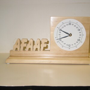 Desk Top 24 Hour Call Sign Clock - Etsy