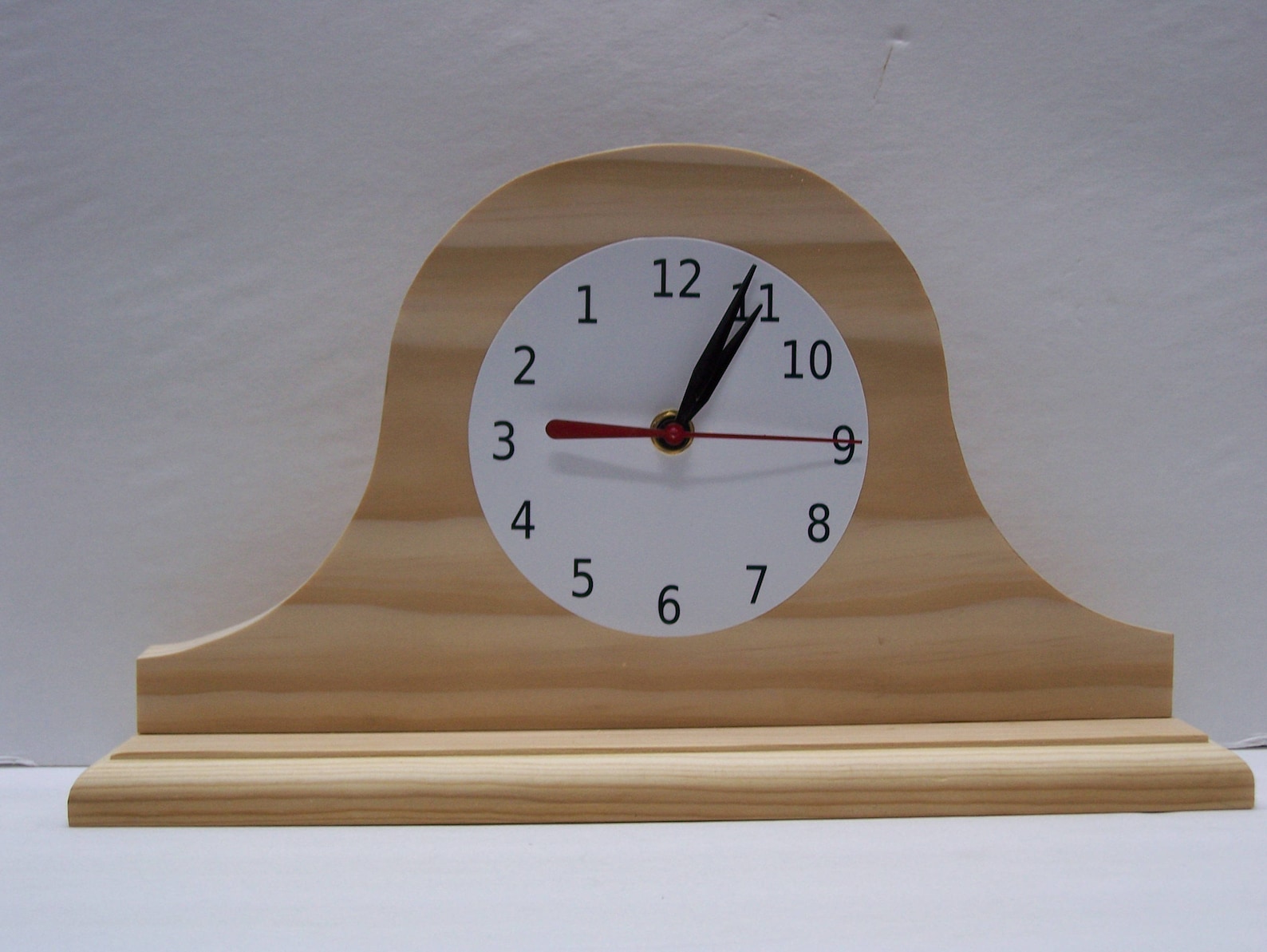 Tambour Desk Clock, Backwards Clock, Reverse Clock, Custom Clock ...