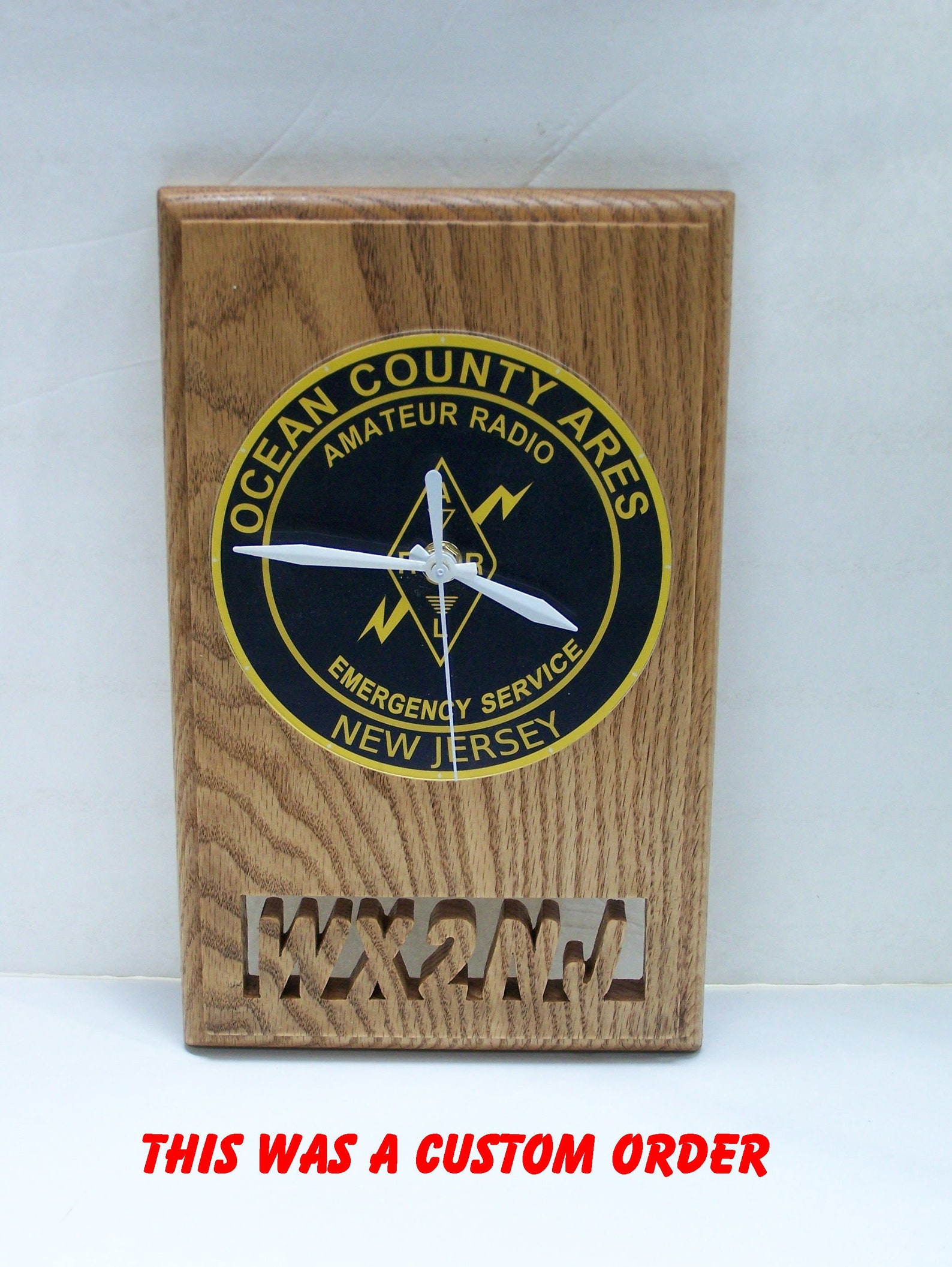 Call Sign Clock 12 Hour Format - Etsy