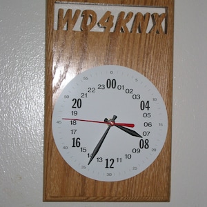 Call Sign Clock 24 Hour Military Time Format, Military Time Clock, 24 ...