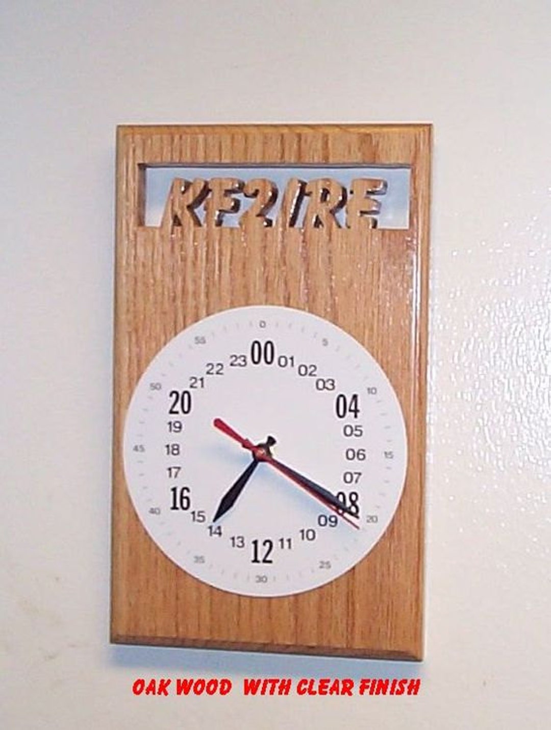 Call Sign Clock 24 Hour Military Time Format, Military Time Clock, 24 ...