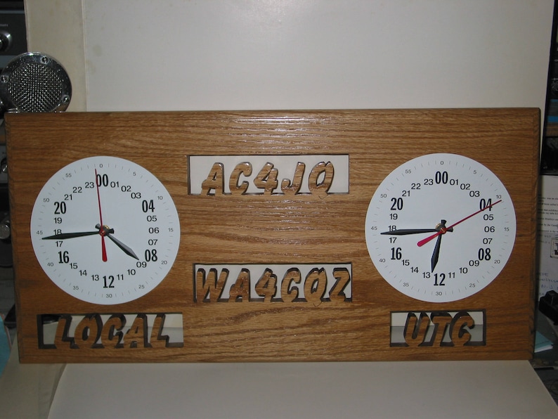 Dual 24 Hour Military Format Call Sign Clocks - Etsy
