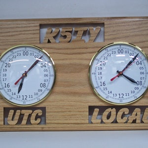 Dual 24 Hour Military Format Call Sign Clocks - Etsy