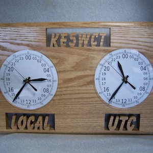 Dual 24 Hour Military Format Call Sign Clocks - Etsy