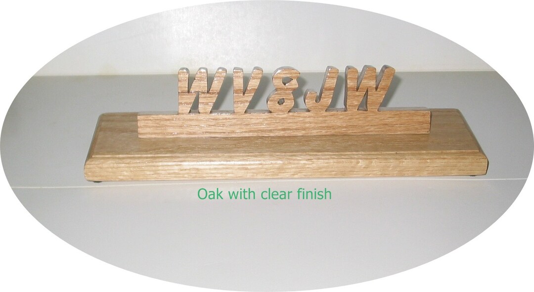 Desk Call Sign Plaque - Etsy