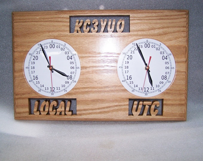 Watterson Shortwave Radio Dial Wall Clock for Your Ham Radio Hamshack ...