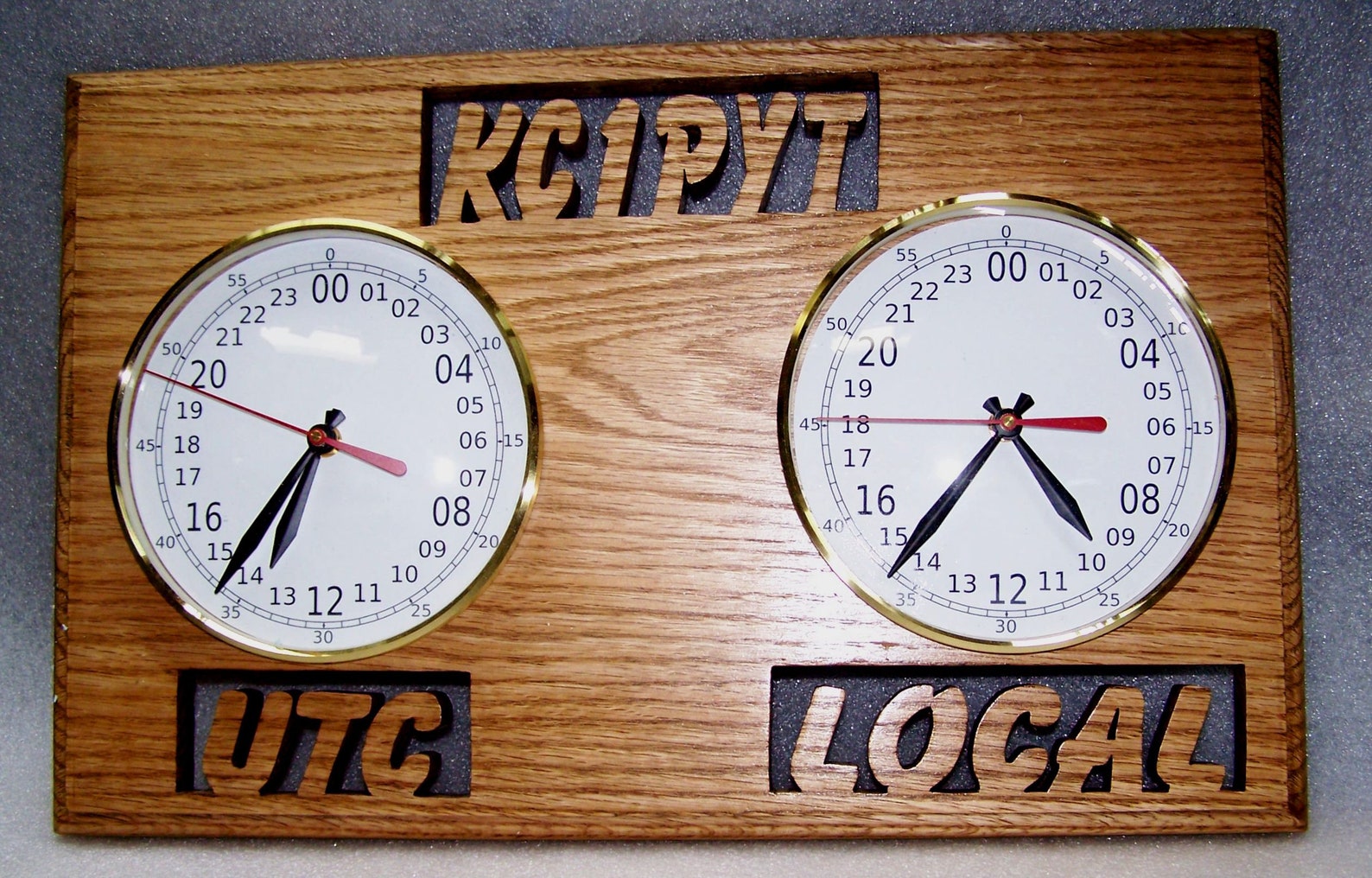 Dual 24 Hour Military Format Call Sign Clocks - Etsy