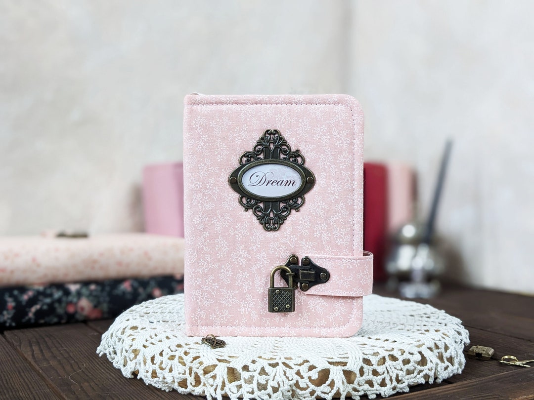 Pink Cute Journal With Lock and Key - Etsy