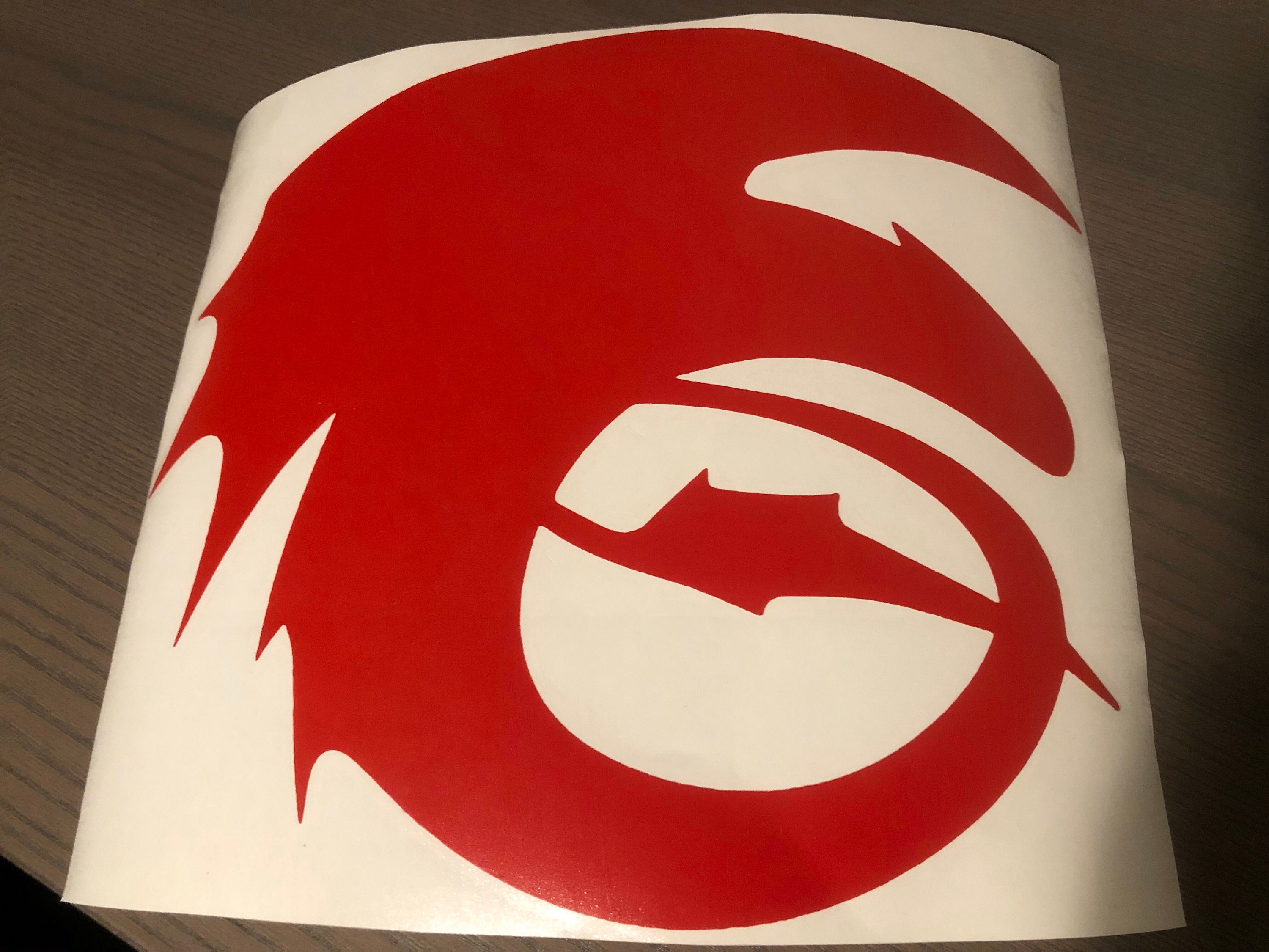 How to Train Your Dragon Toothless Side View Vinyl Decal - Etsy