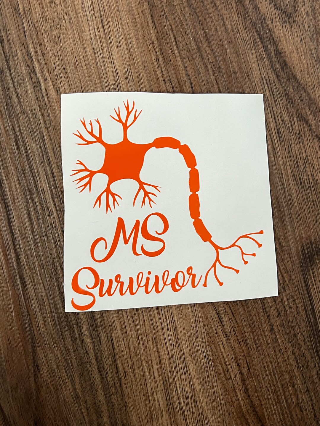 Ms/multiple Sclerosis Neuron SURVIVOR Vinyl Decal - Etsy