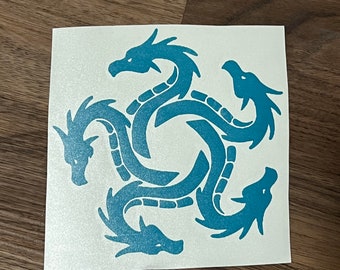 Nightmare Before Christmas Triplets Vinyl Decal/lock Shock & - Etsy