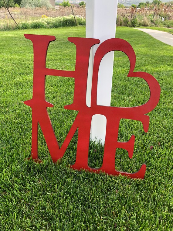 Laser Cut Wooden Home Sign - Etsy