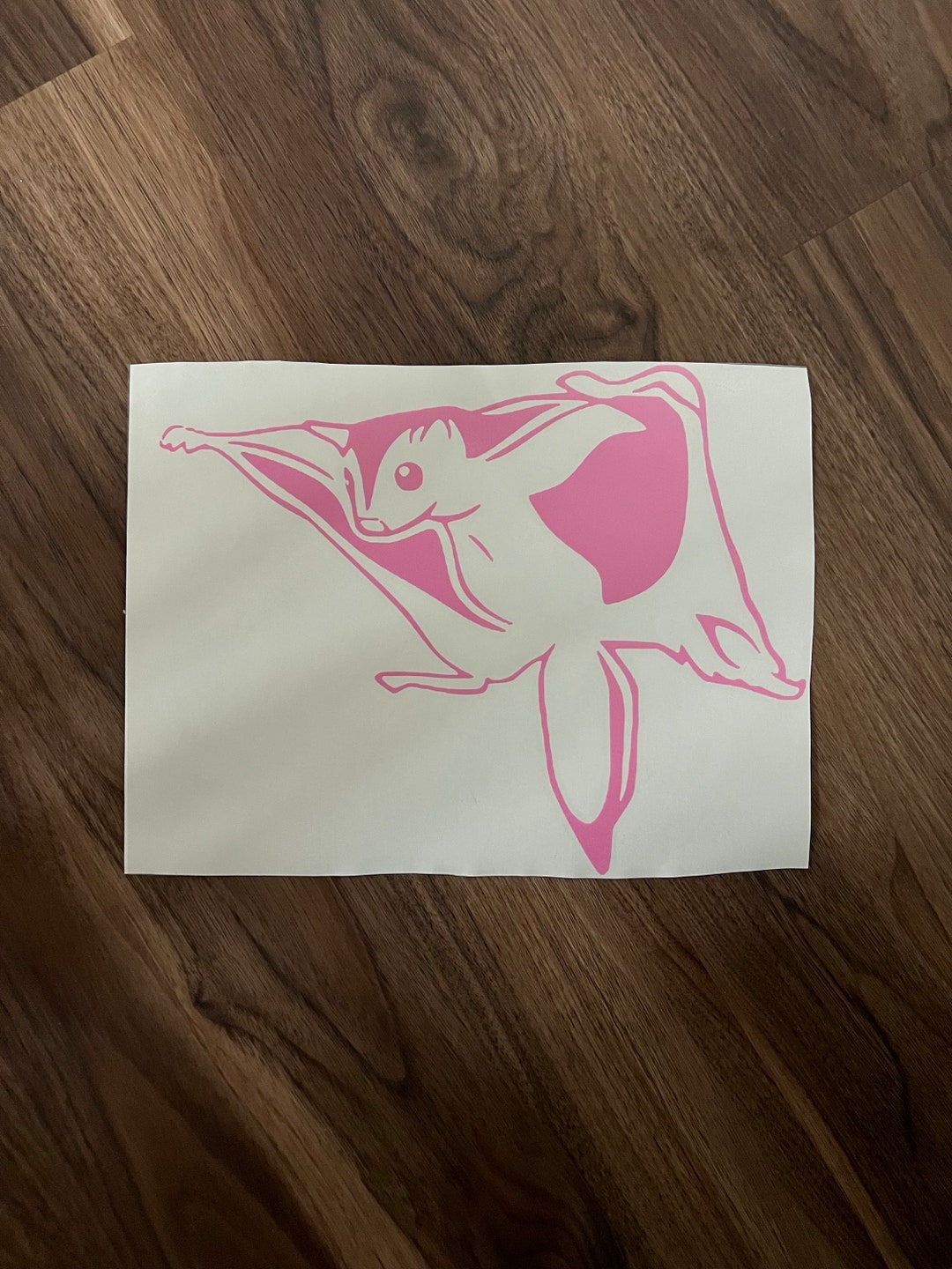 Flying Squirrel Vinyl Decal - Etsy