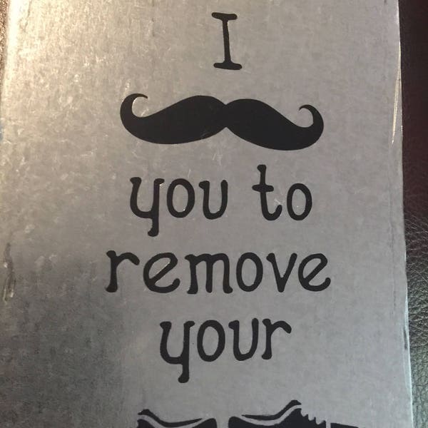 Mustache Vinyl Decal - Etsy