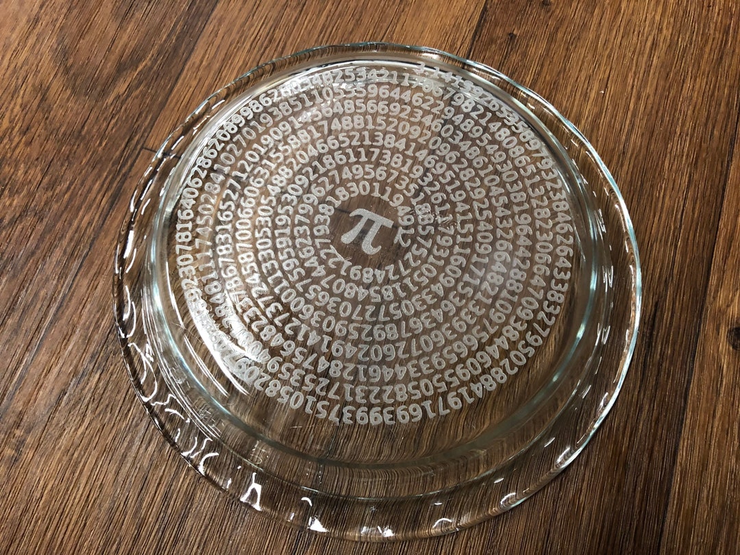 Pie Plate/custom Laser Engraved Image or Handwritten Recipe on Glass 9 ...