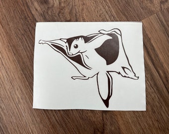 Flying Squirrel Di Cut Decal Car/truck/home/laptop/computer/yeti ...