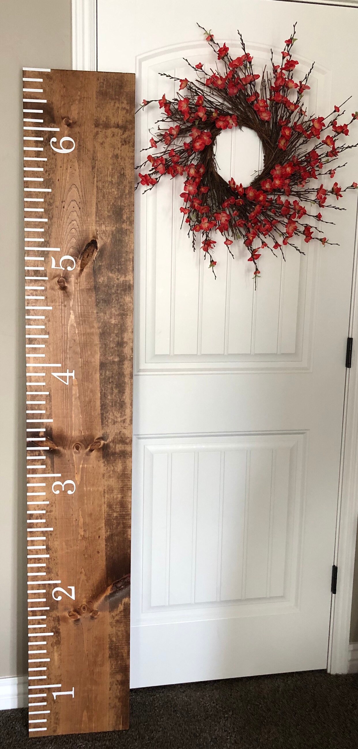 VINYL DECAL ONLY, No Wood Included-giant Child Measuring Stick/growth ...