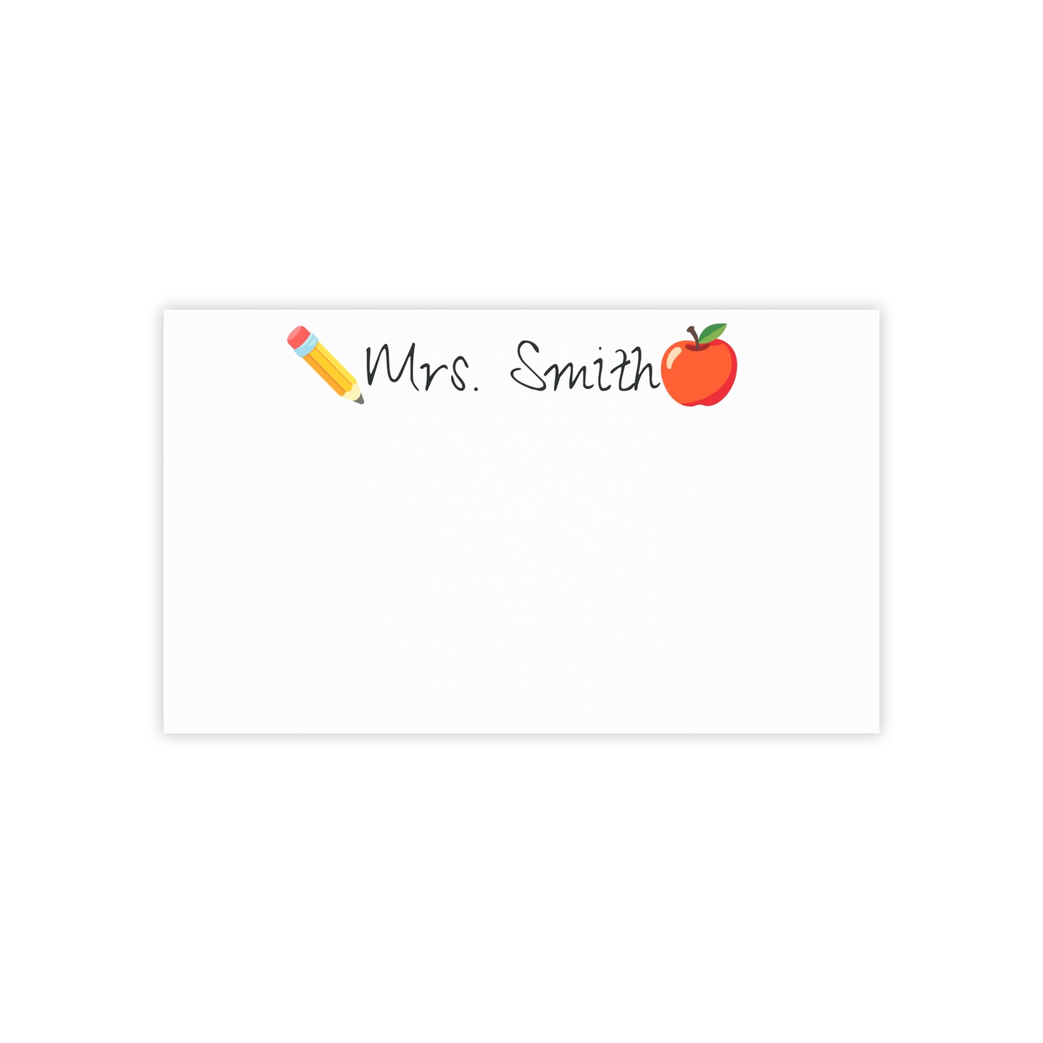 Custom Teacher Sticky Notes, Teacher Appreciation, Educator Gift Ideas ...