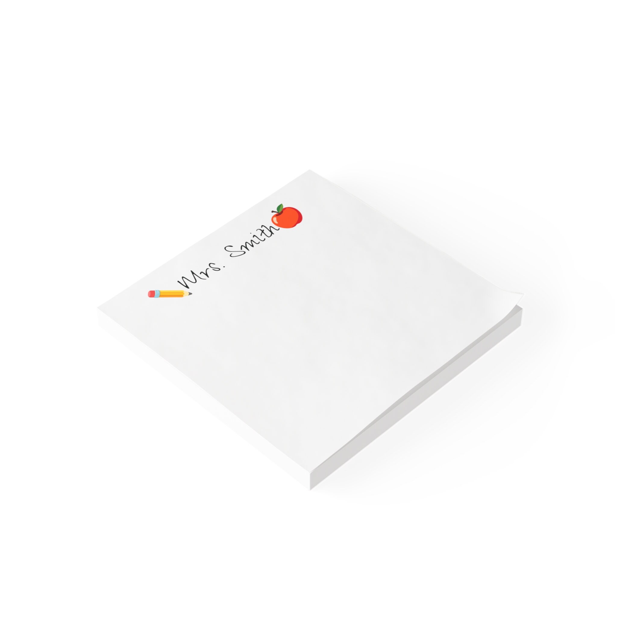 Custom Teacher Sticky Notes, Teacher Appreciation, Educator Gift Ideas ...